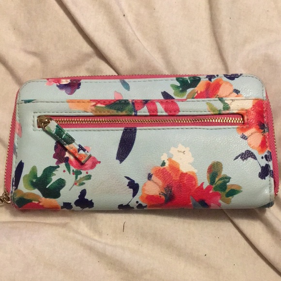 Bags | Flower Wallet | Poshmark
